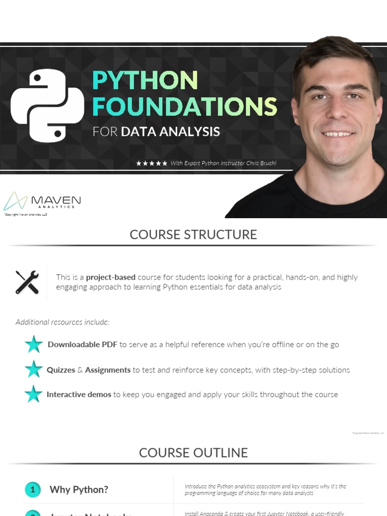Python Foundations For Data Analysis Pdf Data Type Boolean Data Type