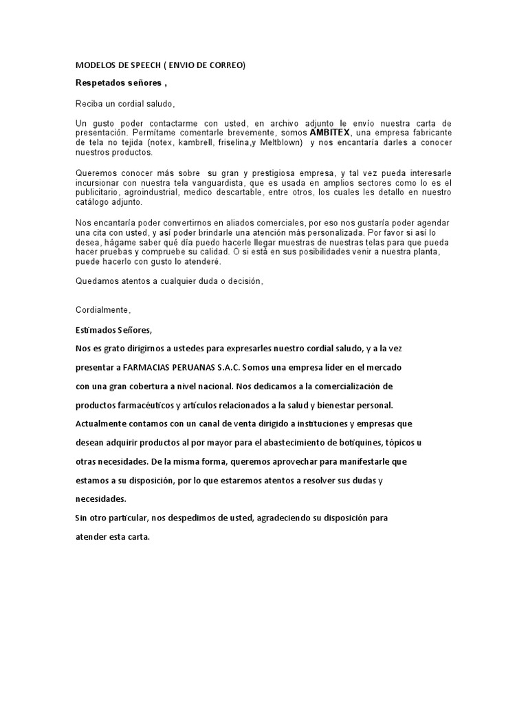 Modelos de Speech | PDF