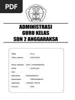 Contoh Buku Agenda Harian Guru | PDF