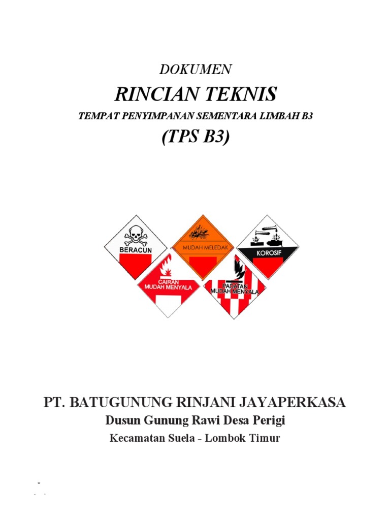 Pengelolaan Limbah B3 di TPS B3 | PDF