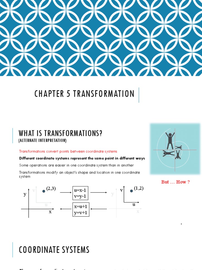 L05 Transformation 2D 3D - VE | PDF