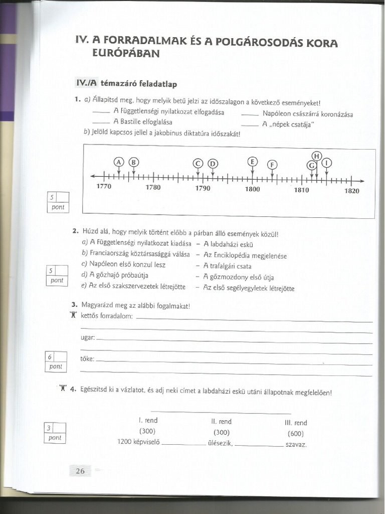 Forradalom És A Polgárosodás Kora - 1 | PDF