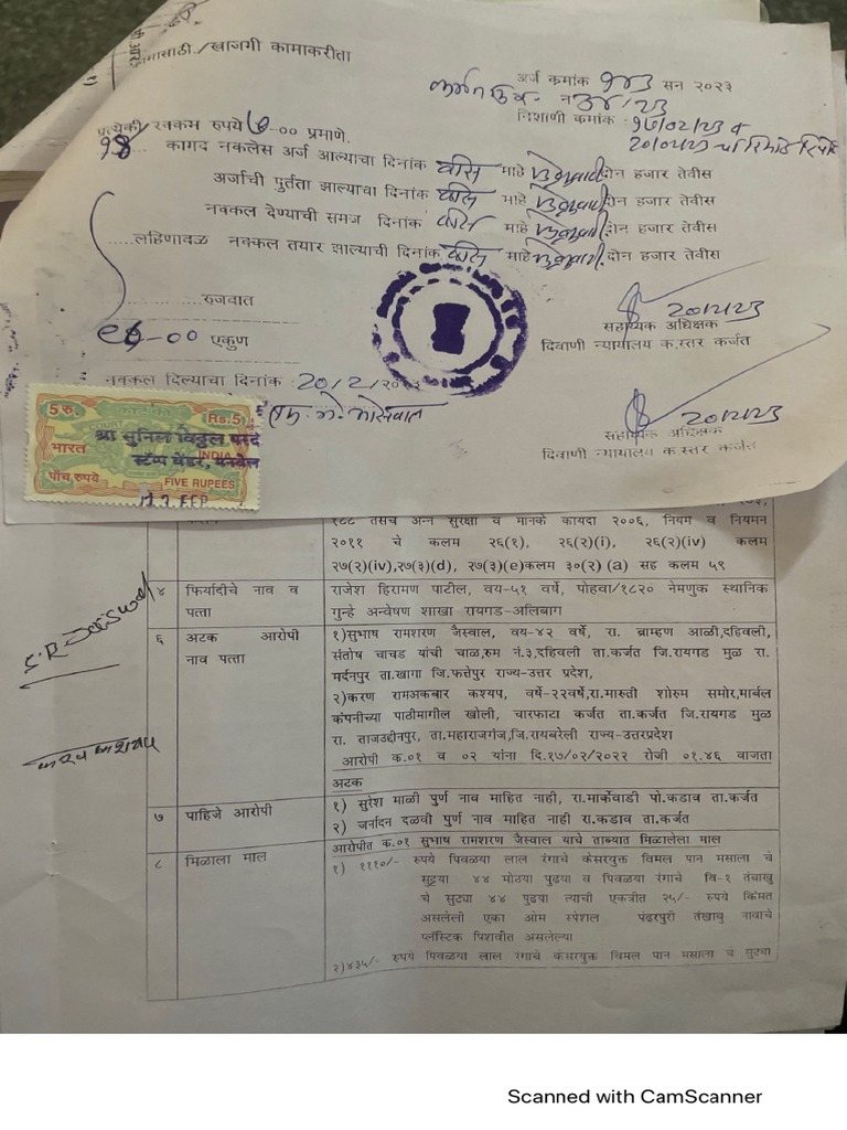 Remand Report Copy Sample | PDF