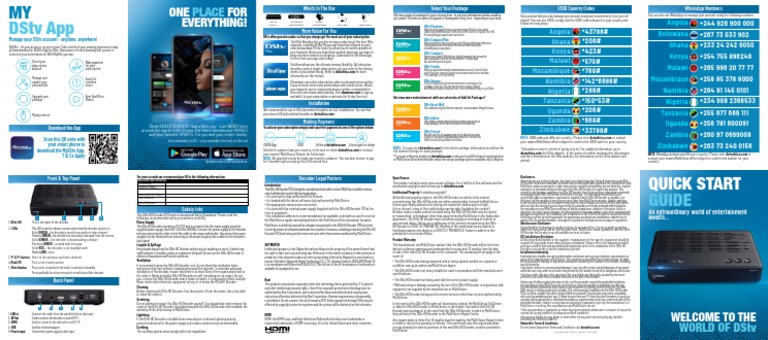 DSTV hd-7s | PDF | High Definition Television | Codec