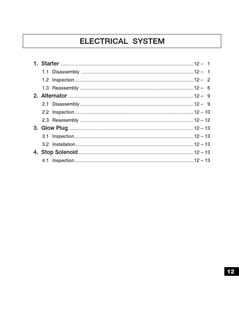 Elctricidad Starter Alternater | PDF | Relay | Switch
