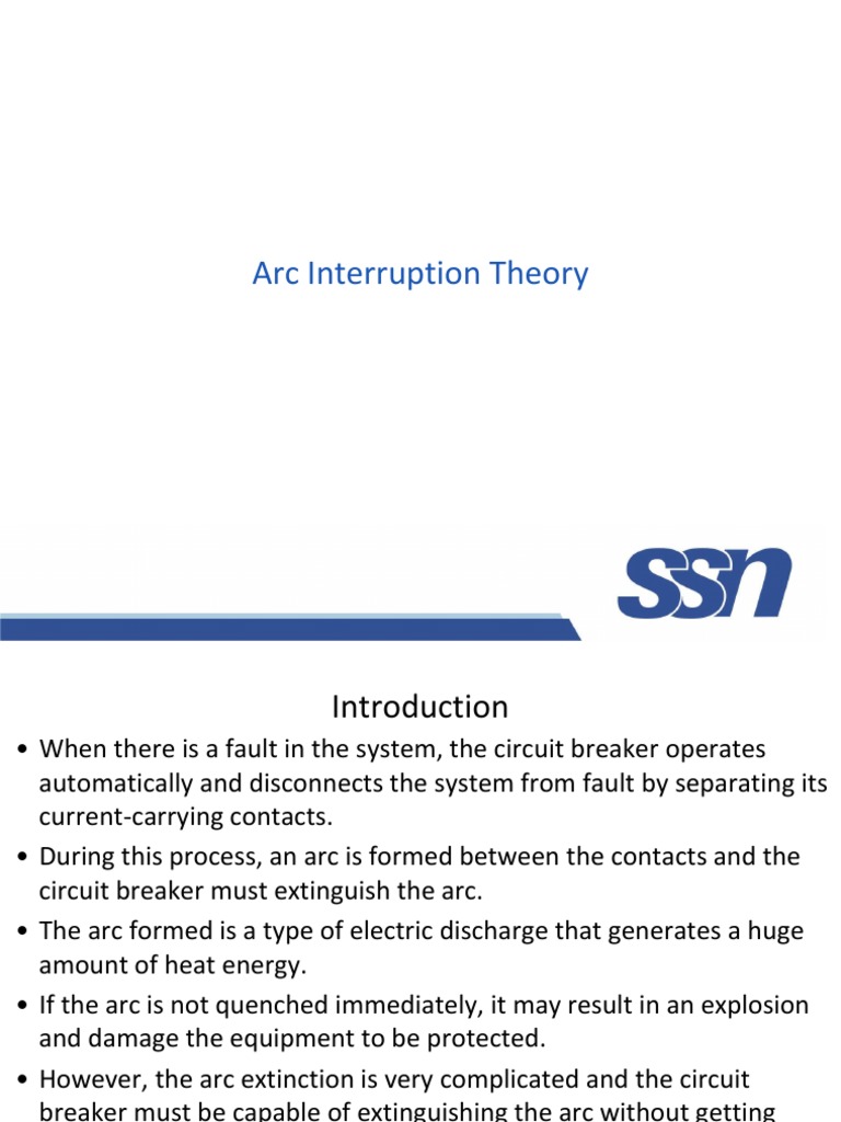 Arc Interruption Theory | PDF | Electric Arc | Physical Quantities
