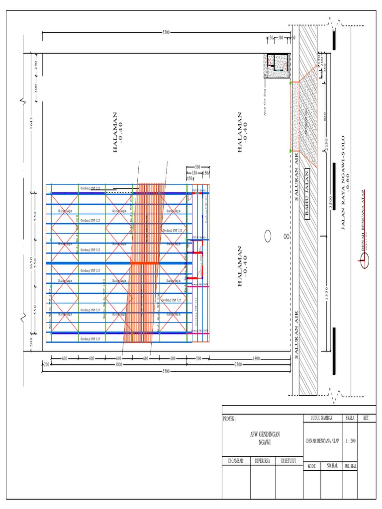 Denah Rencana Atap | PDF