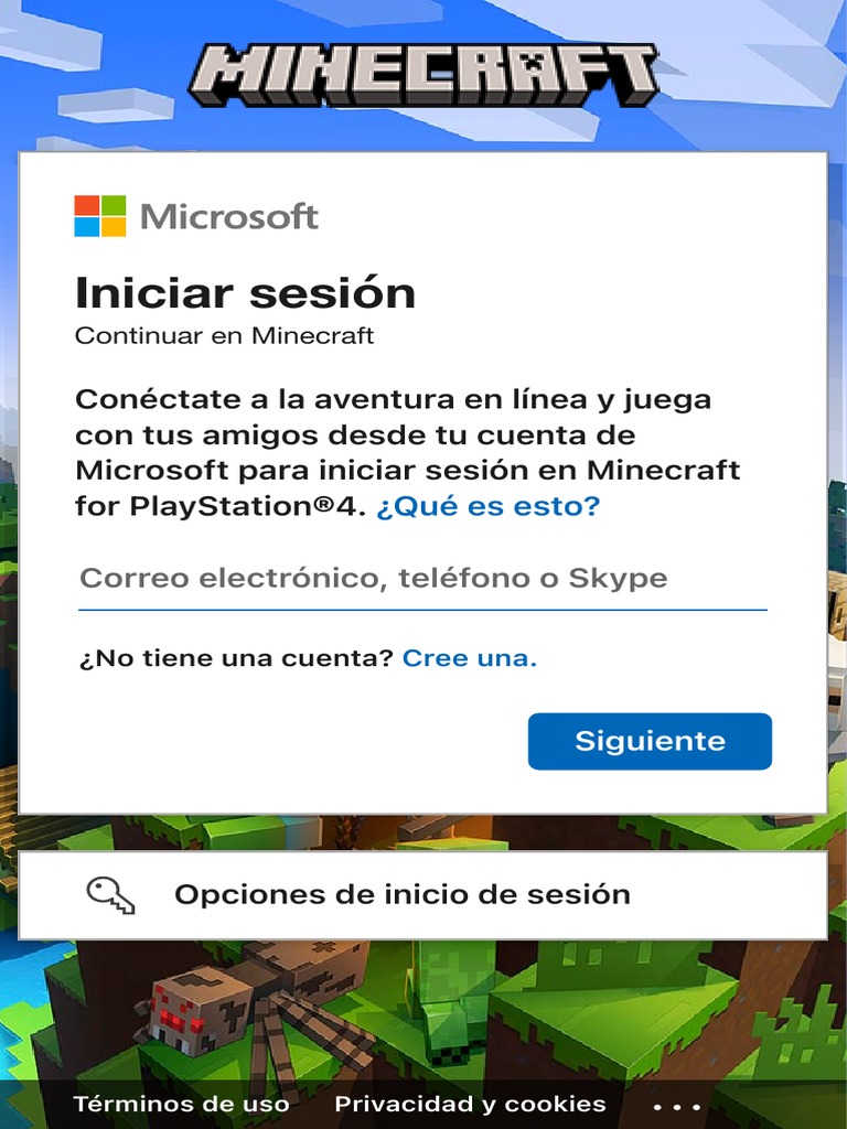 Iniciar Sesión en Minecraft | PDF