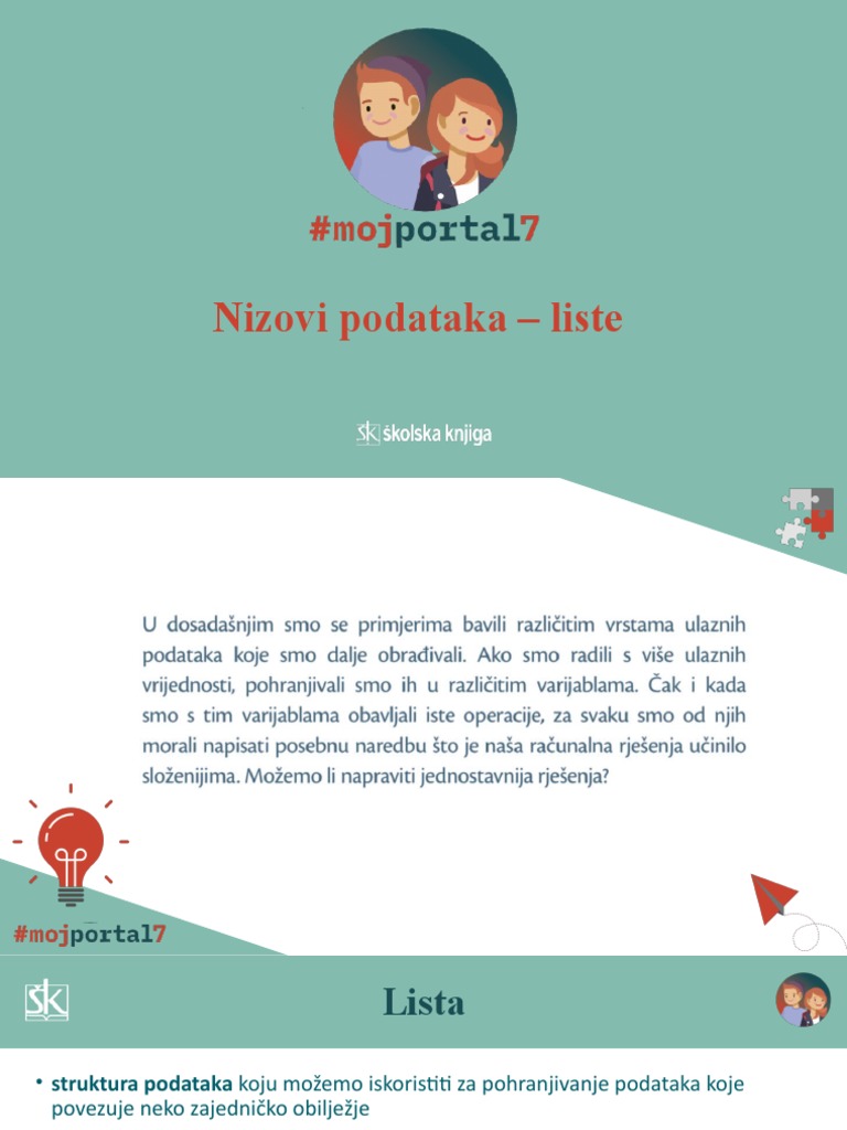 Nizovi Podataka - Liste | PDF