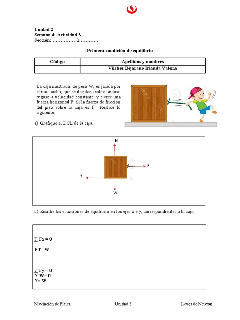 Actividad 3-Equilibrio-1 Semana 4 | PDF