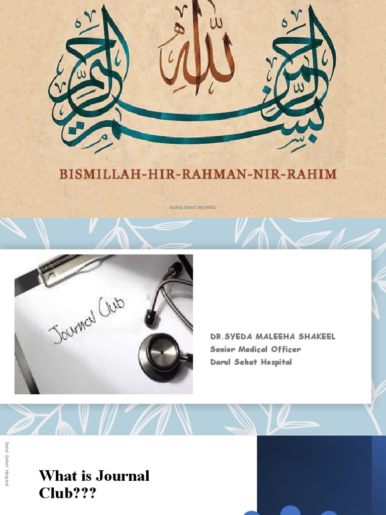 Journal Club DR - Maleeha | PDF | Pulmonology | Diseases And Disorders