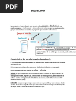 Soluciones Saturadas y Sobresaturadas | PDF | Solubilidad | Química