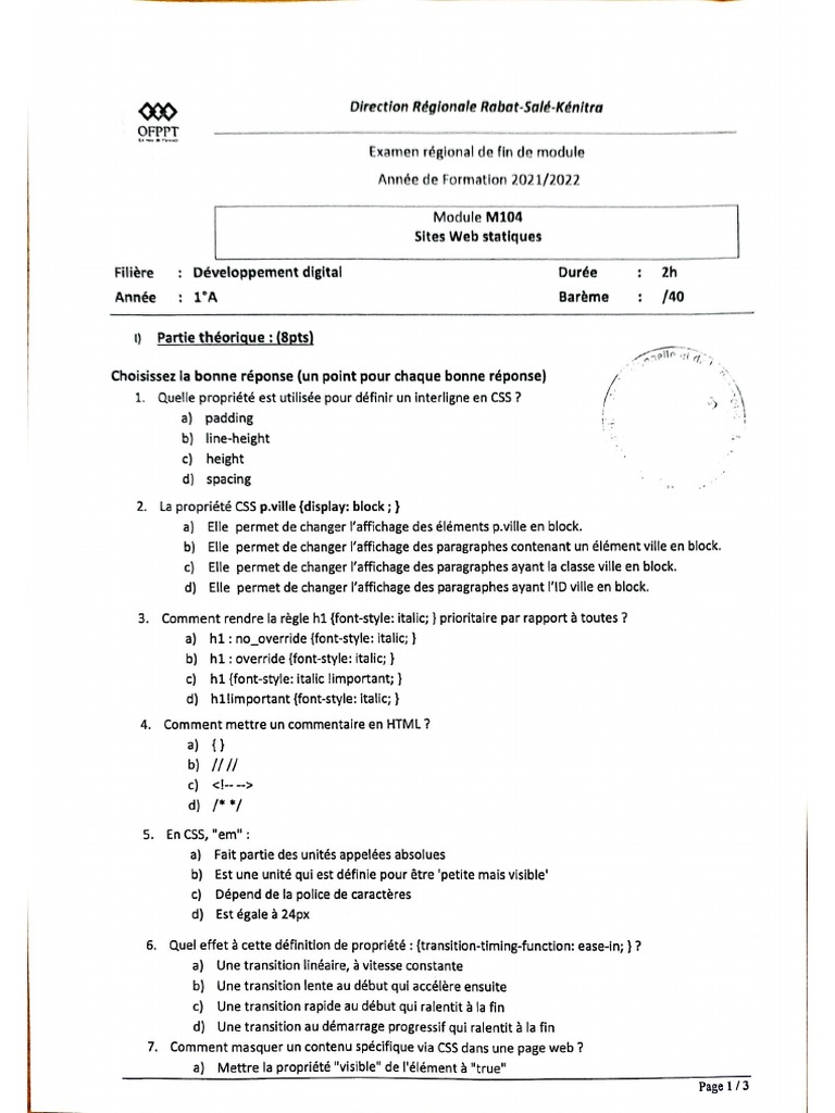 EFMR DG Site Web Statique | PDF