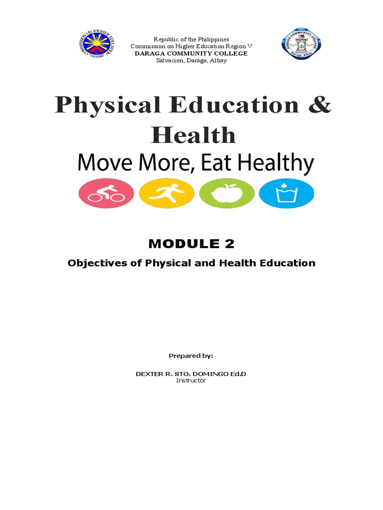Objectives of Physical Education Module | PDF | Health Education | Goal