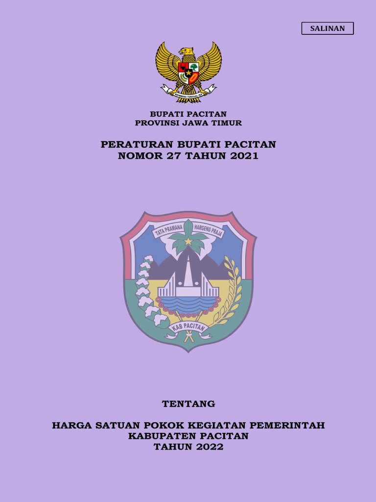 Perbup No 27 - HSPK 2022 | PDF