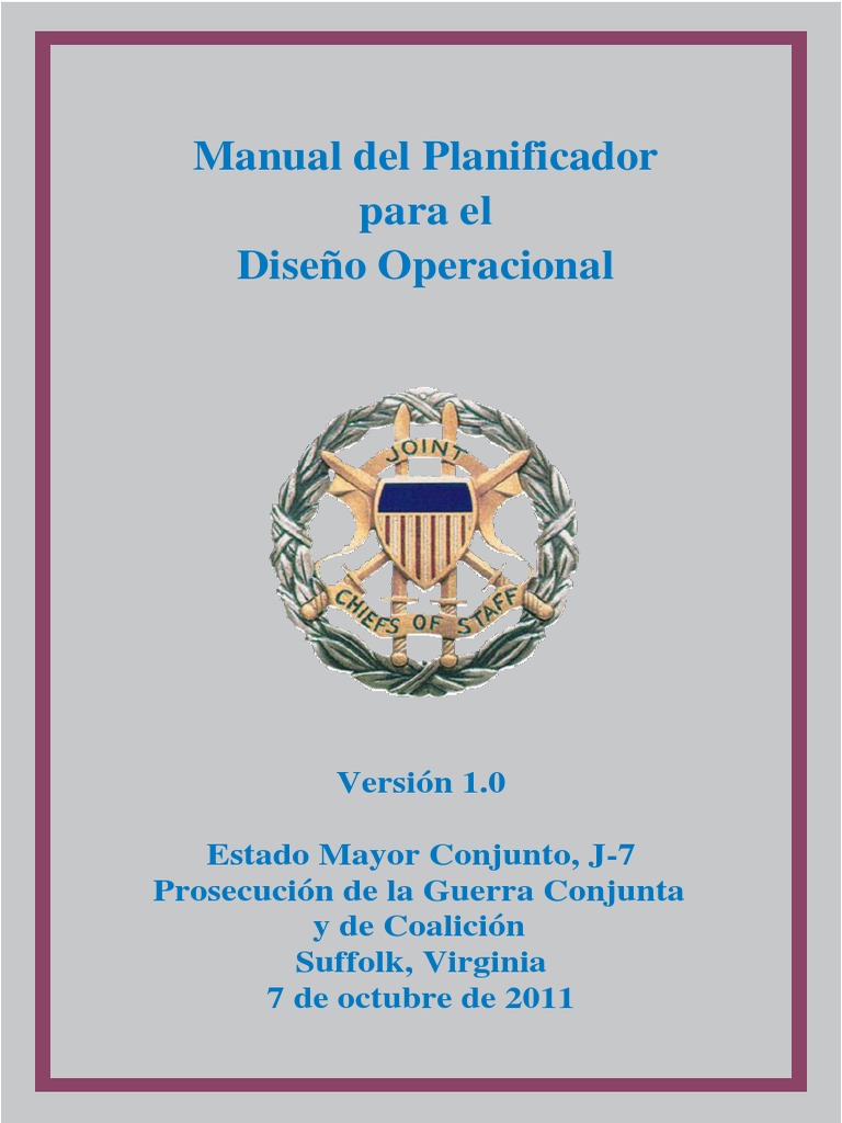 Planner's Handbook For Operational Design Spa | PDF | Planificación ...