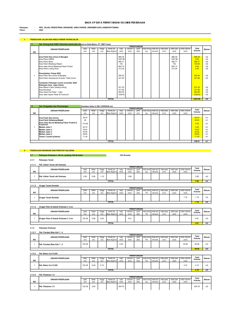 Boq Kosong Rehab Ktr. Wisma - Parepare Pu | PDF | Tram Transport ...