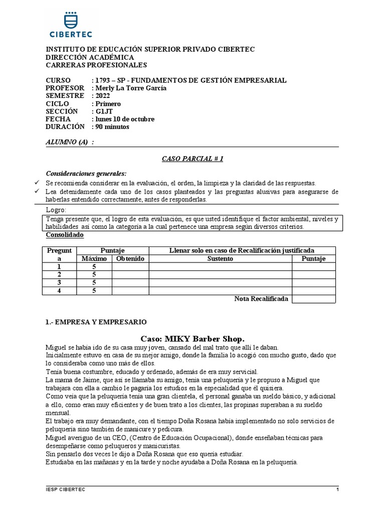 Examen Parcial - Yanela Rodriguez Rodriguez | PDF Examen Parcial - Yanela Rodriguez Rodriguez | PDF