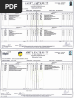 Du Marksheet | PDF