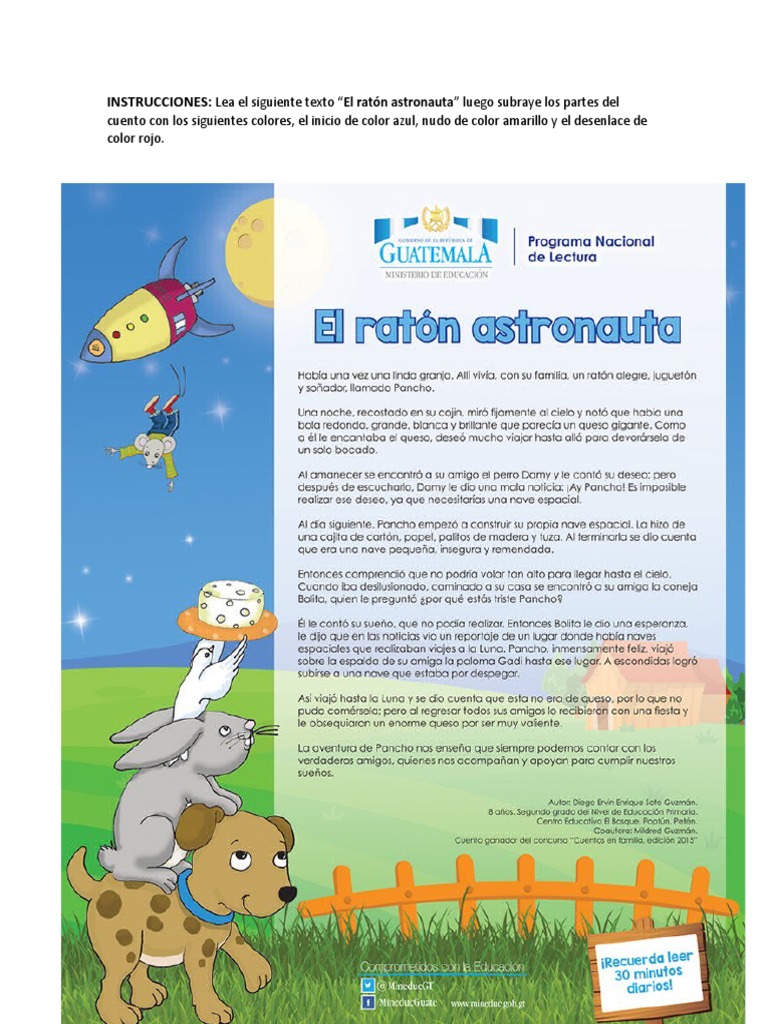 Lectura El Raton Astronauta | PDF