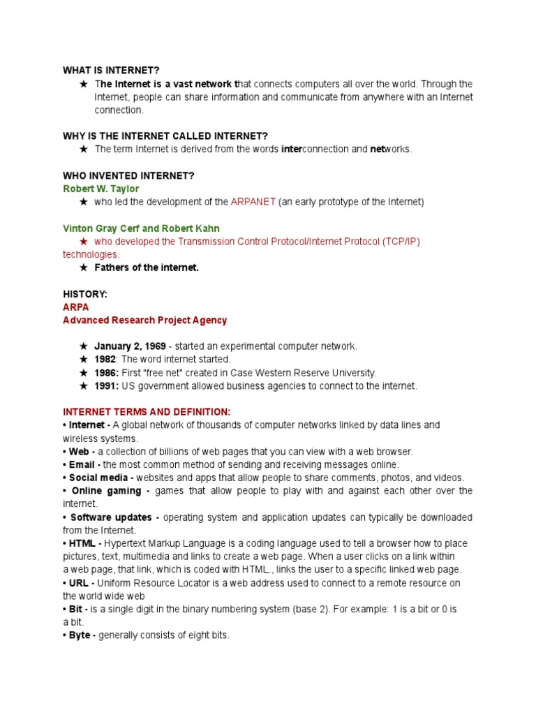 INTERNET | PDF | Internet | World Wide Web