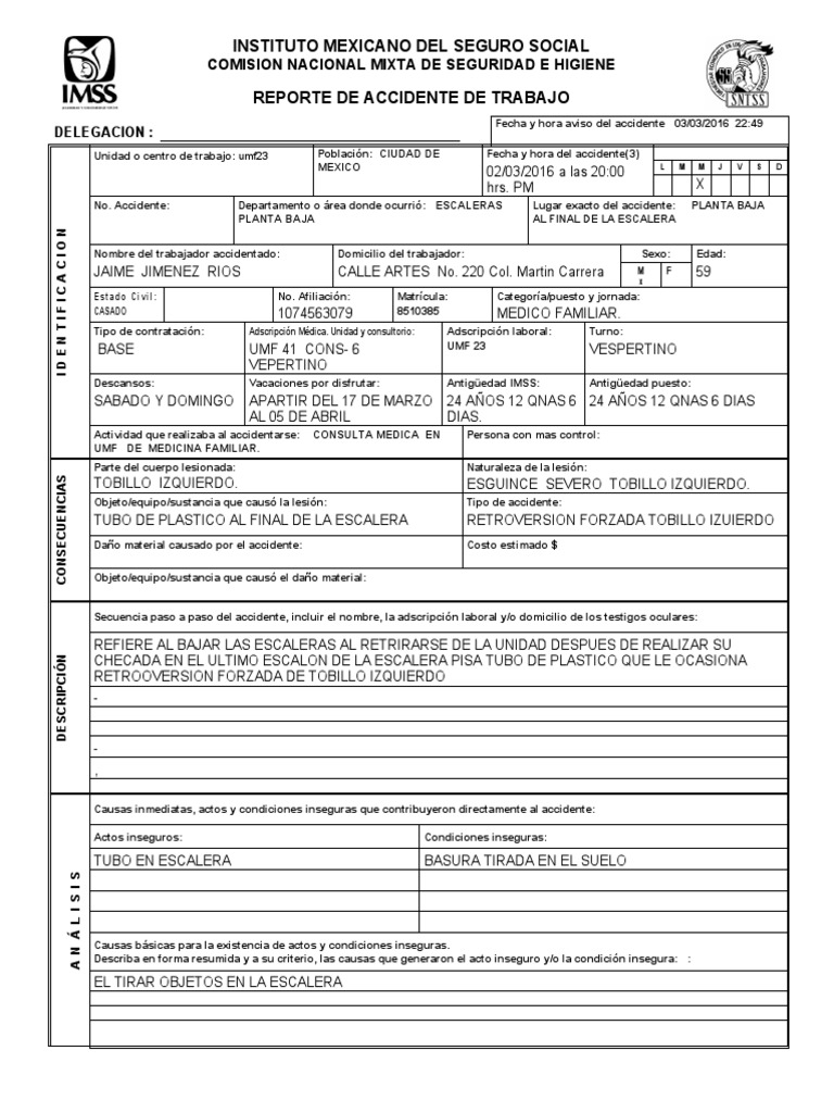 FORMATO R.A.T. en Blanco | PDF | Enfermedades y trastornos | Medicina