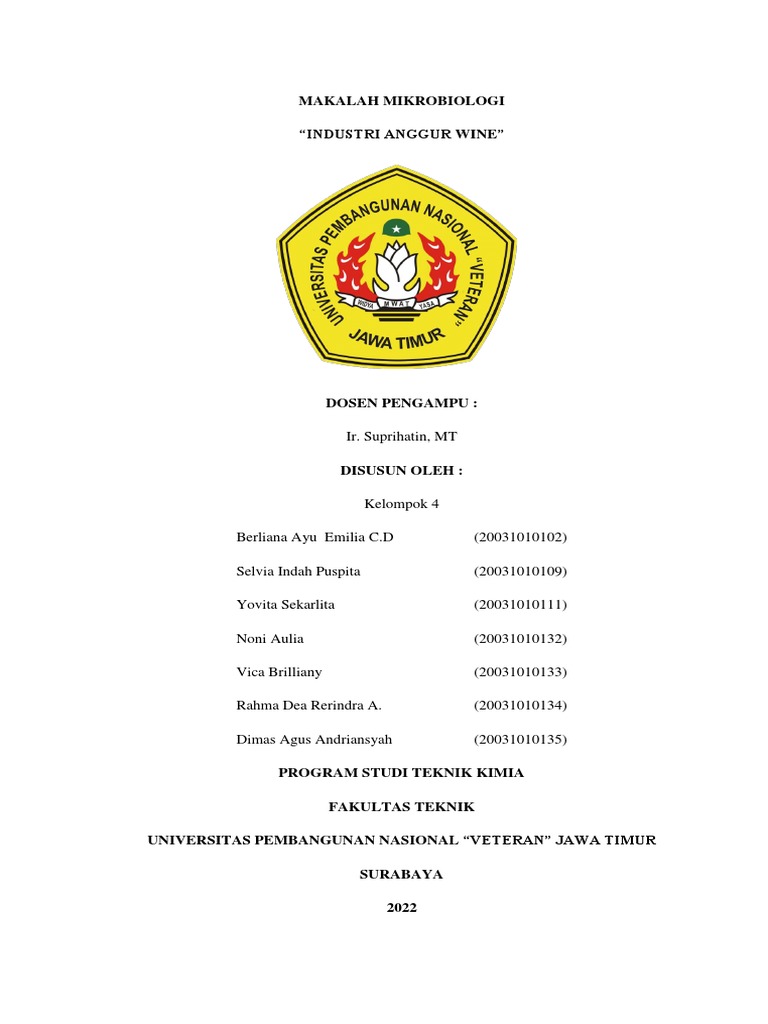 Kelompok 4 - Tugas 3 Mikrobiologi - Peran Khamir Dalam Industri | PDF ...