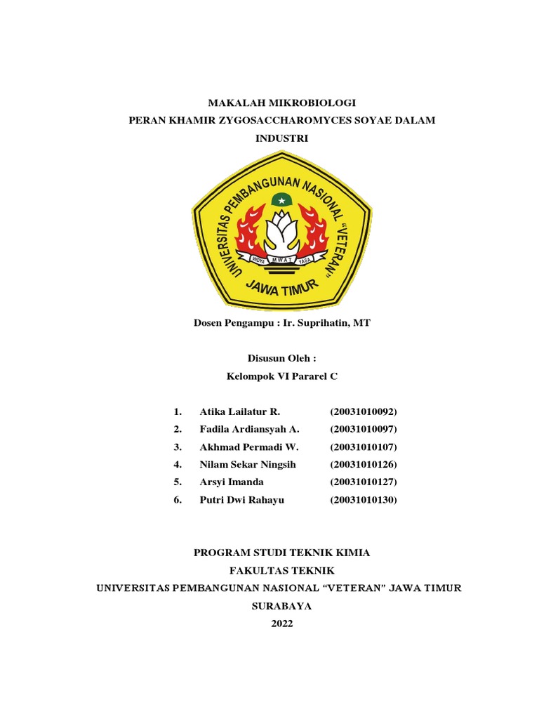 Kelompok 6 - Tugas 3 Mikrobiologi - Peran Khamir Dalam Industri | PDF