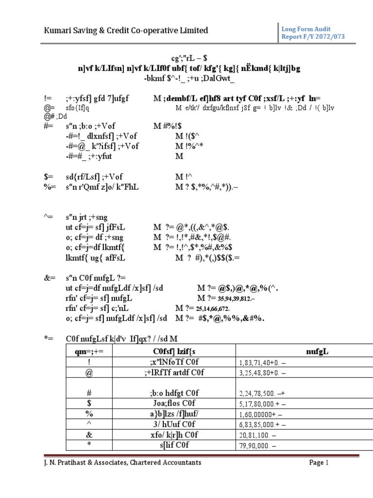 Long From Report 2078.079 | PDF | Computers