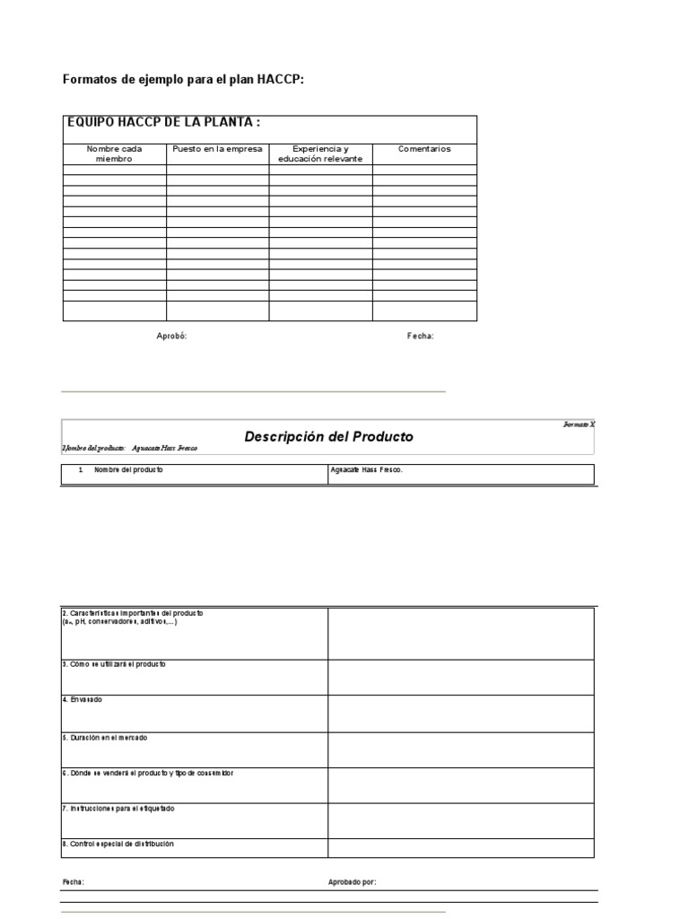 06 11 10 HACCP PCC Plaguicidas CUPANDA | PDF | Análisis de Riesgo y ...
