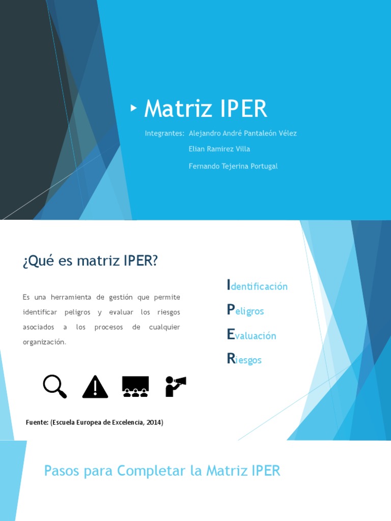 Matriz IPER Exposición | PDF | Riesgo | Business