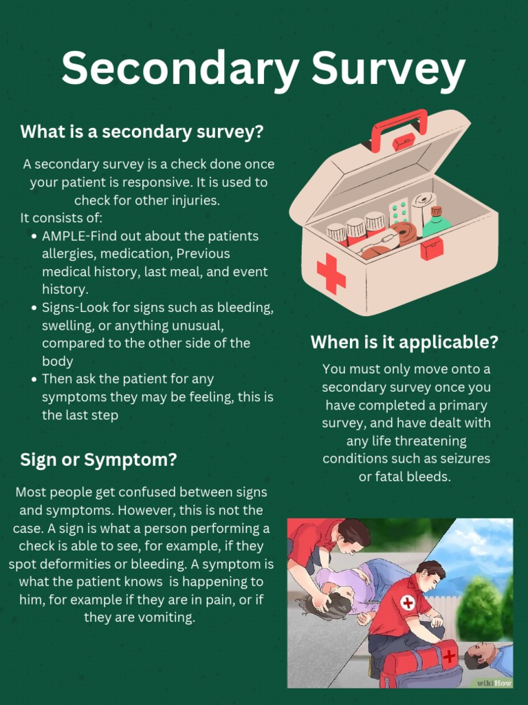 Secondary Survey | PDF Secondary Survey | PDF