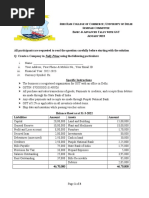 Tally Practice Paper | PDF | Expense | Point Of Sale