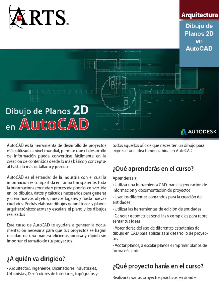 Dibujo de Planos 2D en AutoCAD | PDF | Cad automático | Dibujo