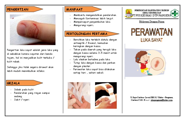 leflet luka sayat | PDF