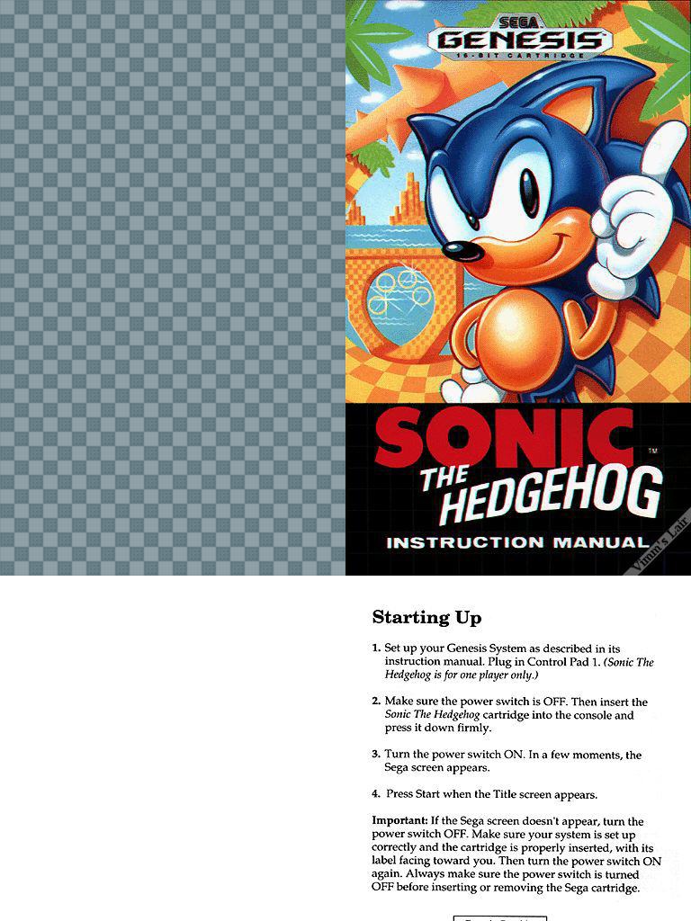 Sonic The Hedgehog | PDF