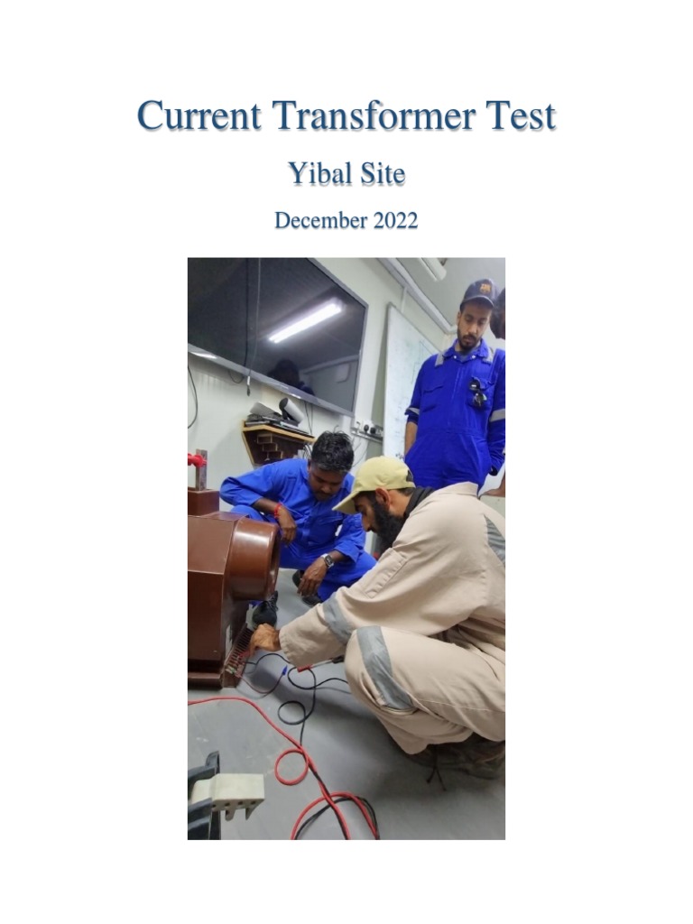 CT Testing | PDF | Transformer | Electrical Components