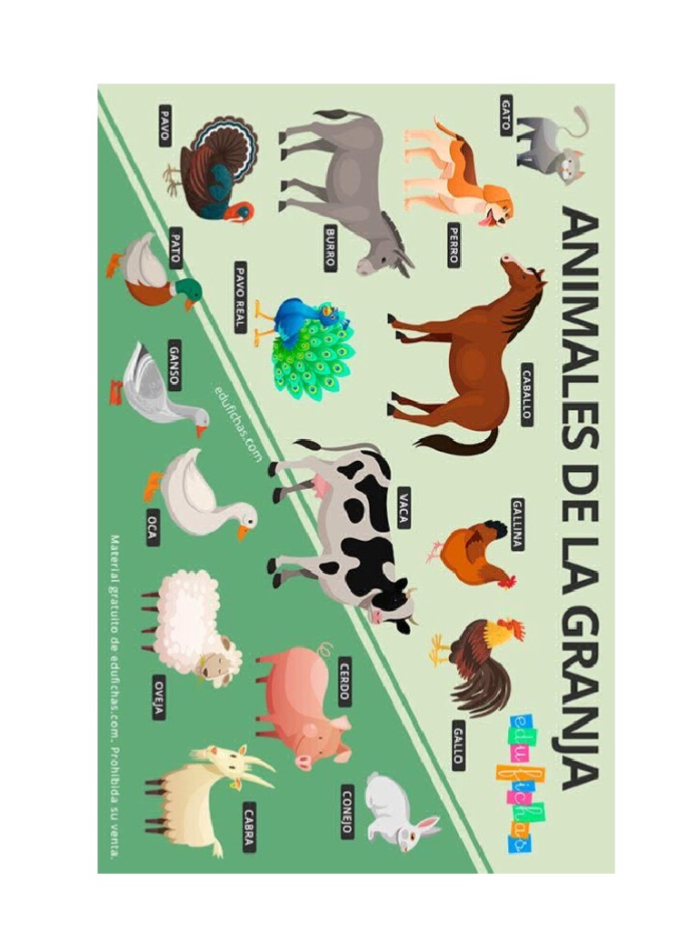 Animales Granja | PDF