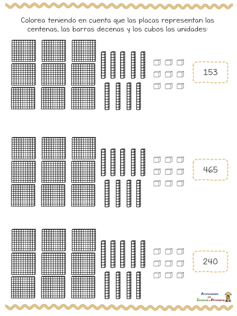 Descomposicion Numerica UNIDADES, DECENAS Y CENTENAS-1 | PDF