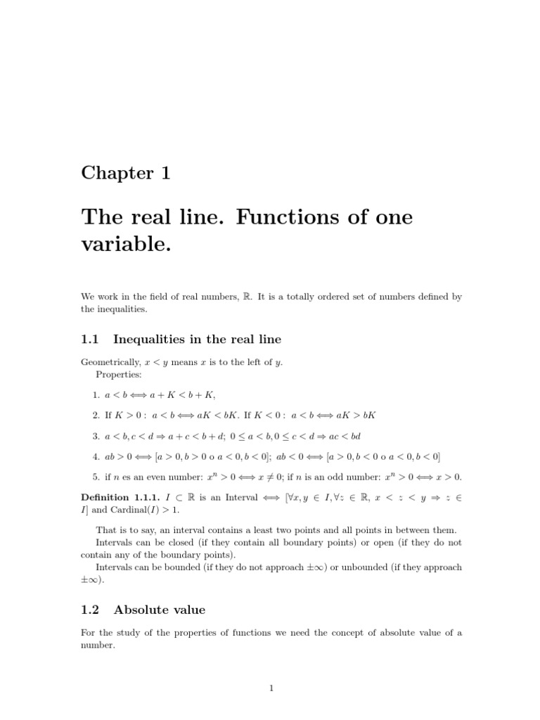 Mathematics I En Chapter 1 Pdf Function Mathematics Monotonic Function 