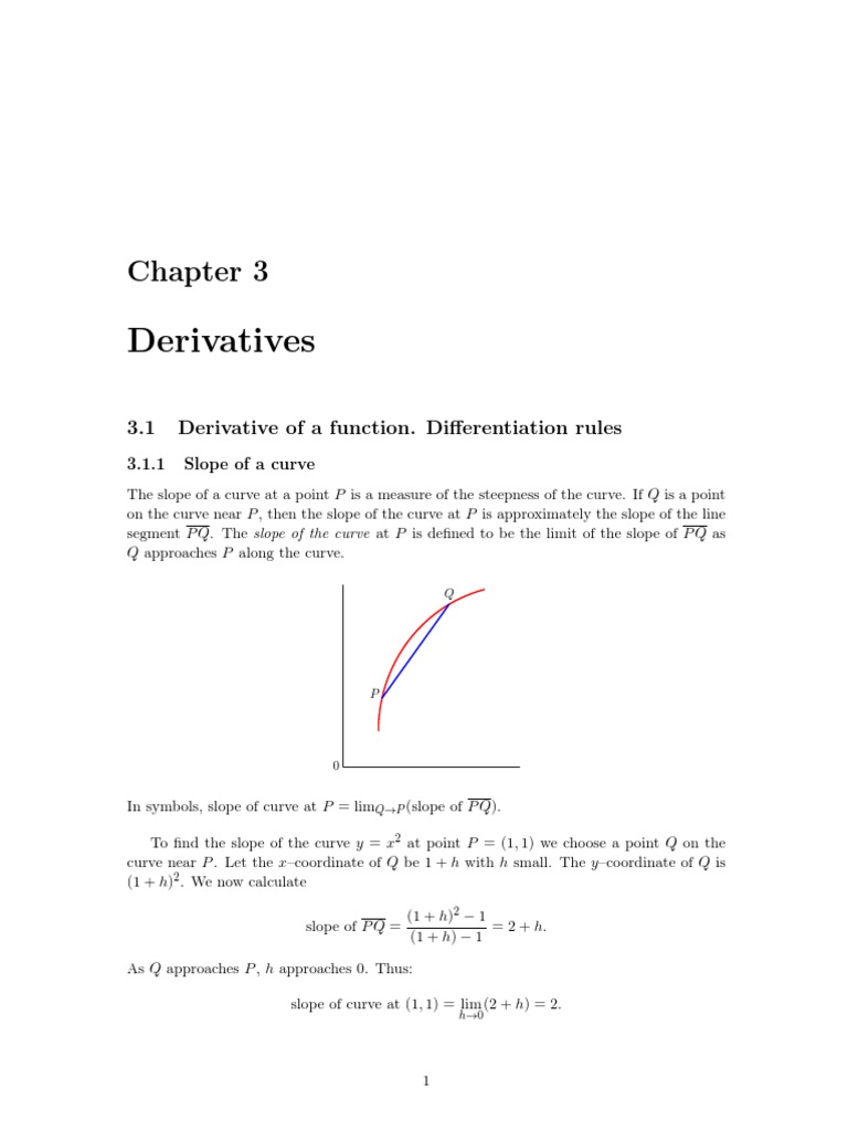 Mathematics I en Chapter 3 | PDF | Maxima And Minima | Derivative