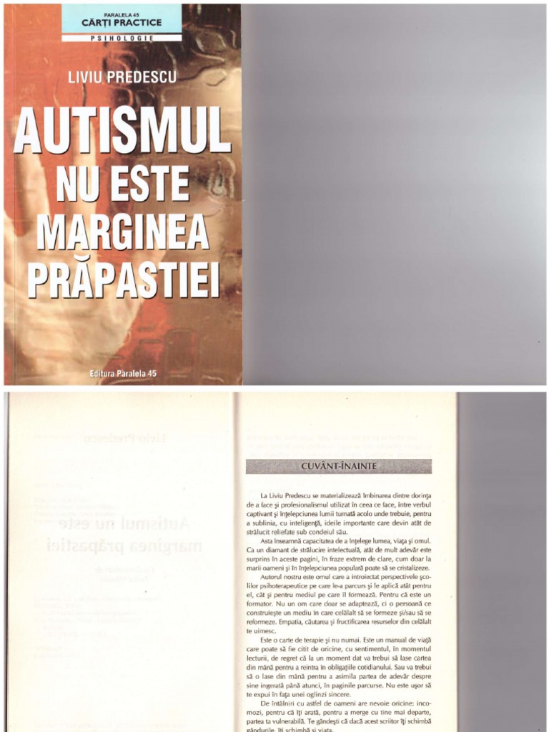 Autismul Nu Este Marginea Prapastiei - Liviu Predescu | PDF