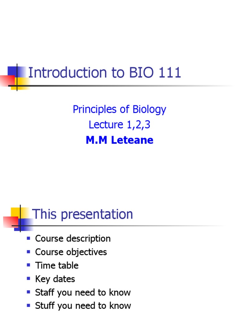 Lecture 1 - 3 Welcome - 2019 | PDF | Theory | Life Lecture 1 - 3 Welcome - 2019 | PDF | Theory | Life