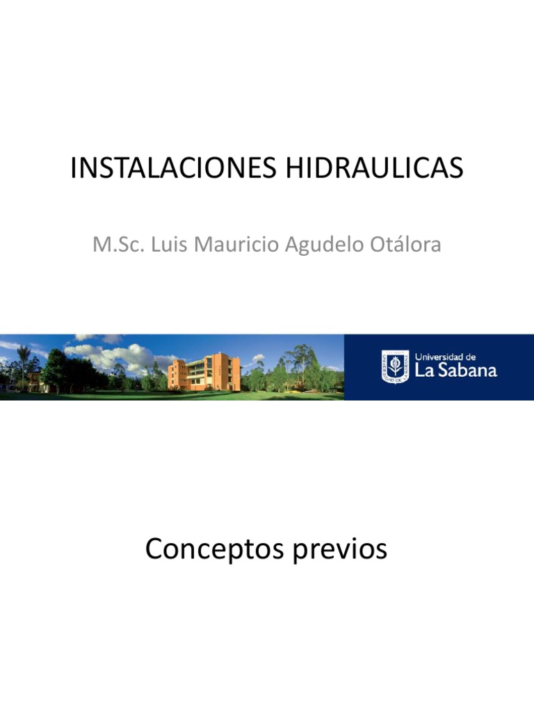 Instalaciones Hidraulicas 2 | PDF | Tubería (transporte de fluidos) | Agua