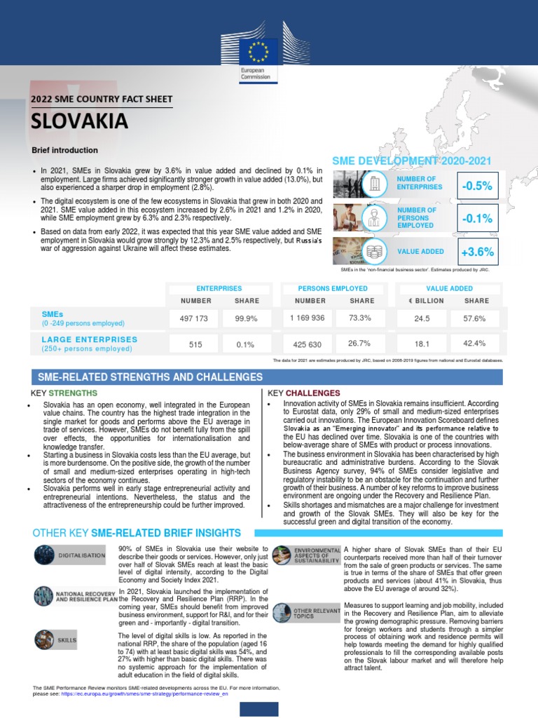An Analysis of SME Growth, Challenges, and Opportunities in Slovakia ...