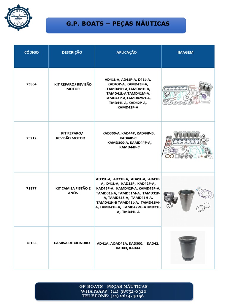 Catálogo GP Boats 2023 Informações | PDF | Motores | Engenharia Mecânica