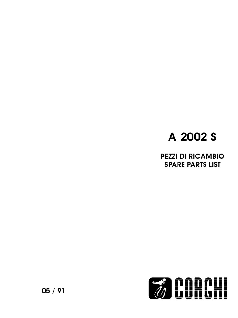 Corghi 2002 | PDF