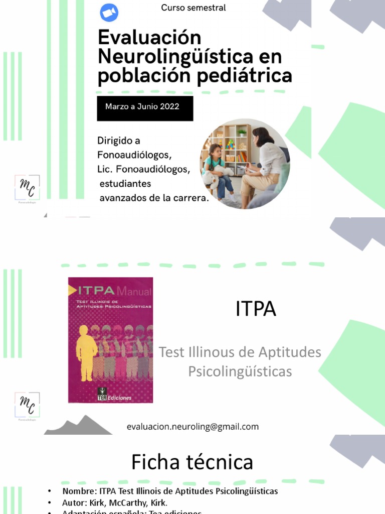 Itpa Power | PDF | Aprendizaje | Comunicación