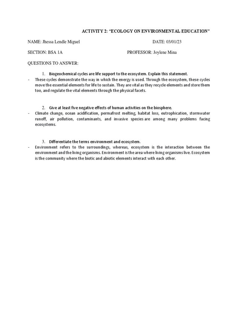 Activity 3 NSTP | PDF