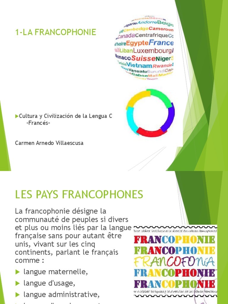 La Francophonie dans le Monde | PDF | la Francophonie | Langue française